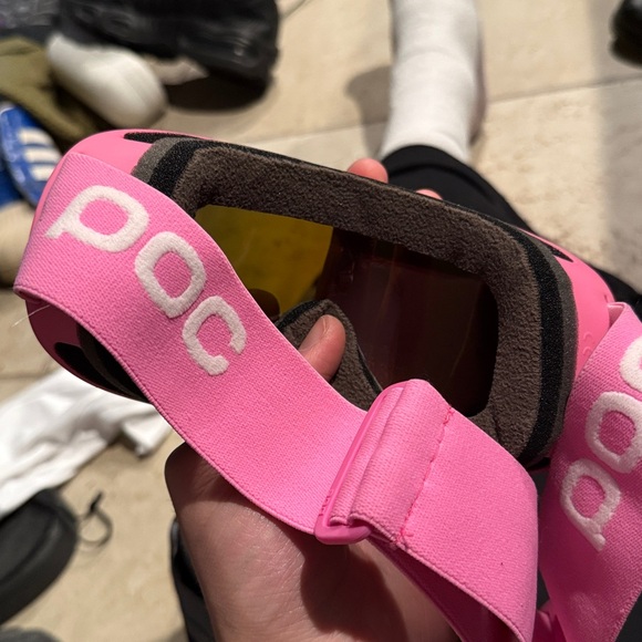 Poc | Accessories | Poc Pink Ski Goggles With Orange Lens | Poshmark